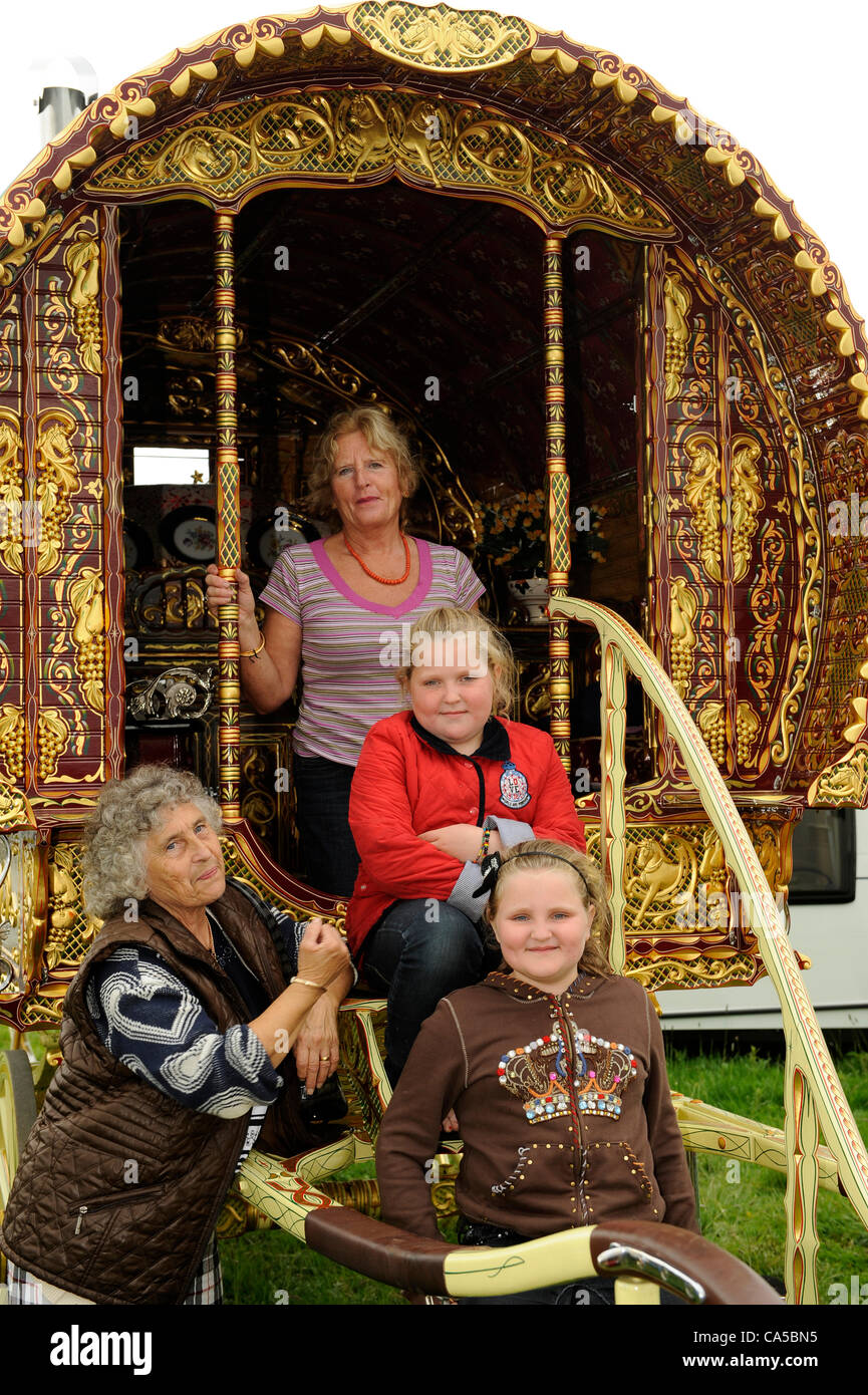 Appleby Horse Fair 2012. Thousands of people from the Gypsy and ...