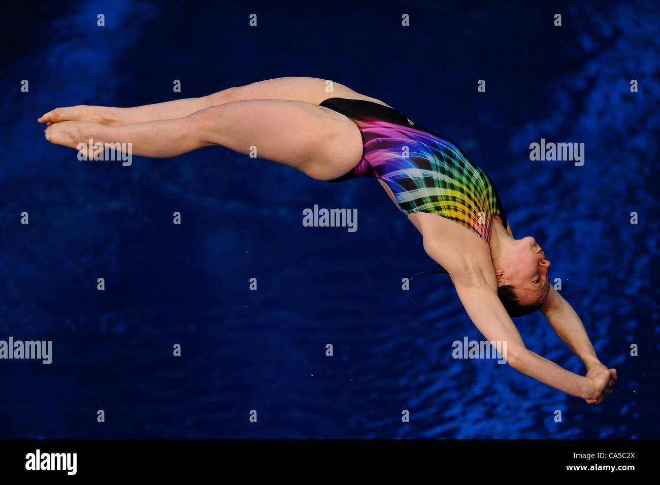 10.06.2012 Sheffield, England. Rebecca Gallantree (City of Leeds Diving ...