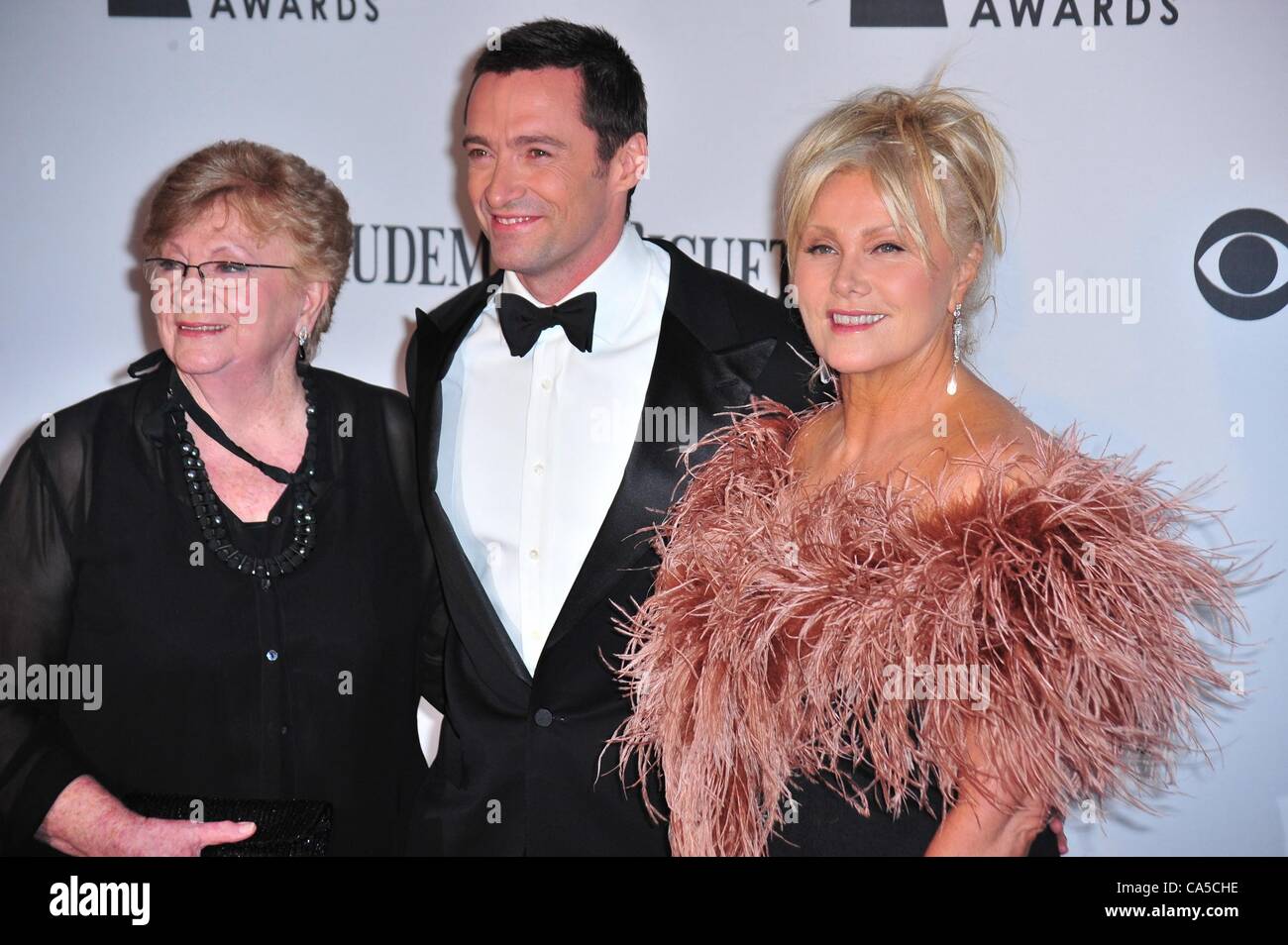 Hugh Jackman, Deborra-Lee Furness at arrivals for The 66th Annual Tony ...