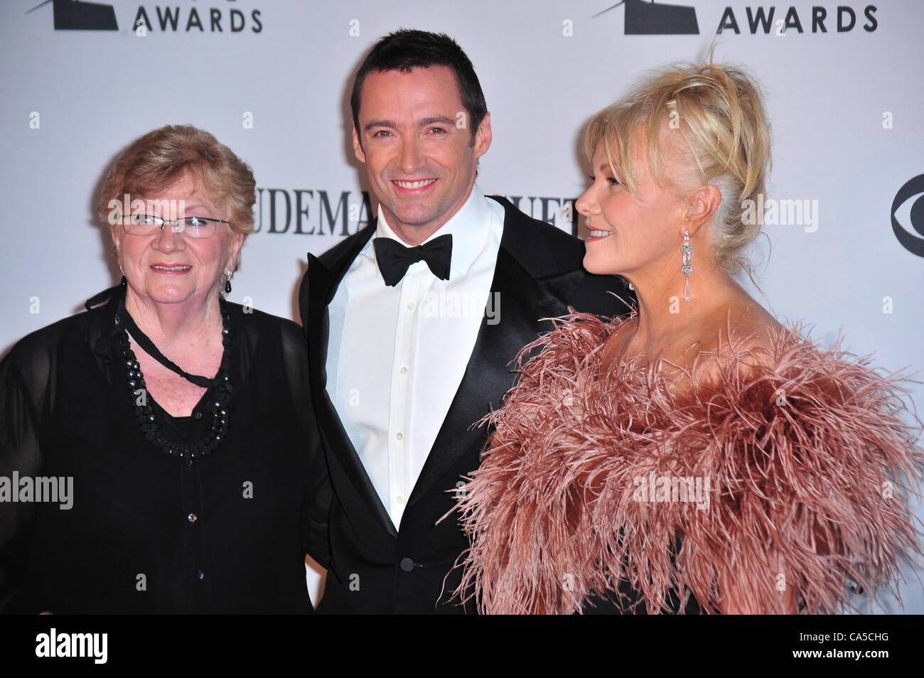 Hugh Jackman, Deborra-Lee Furness at arrivals for The 66th Annual Tony ...