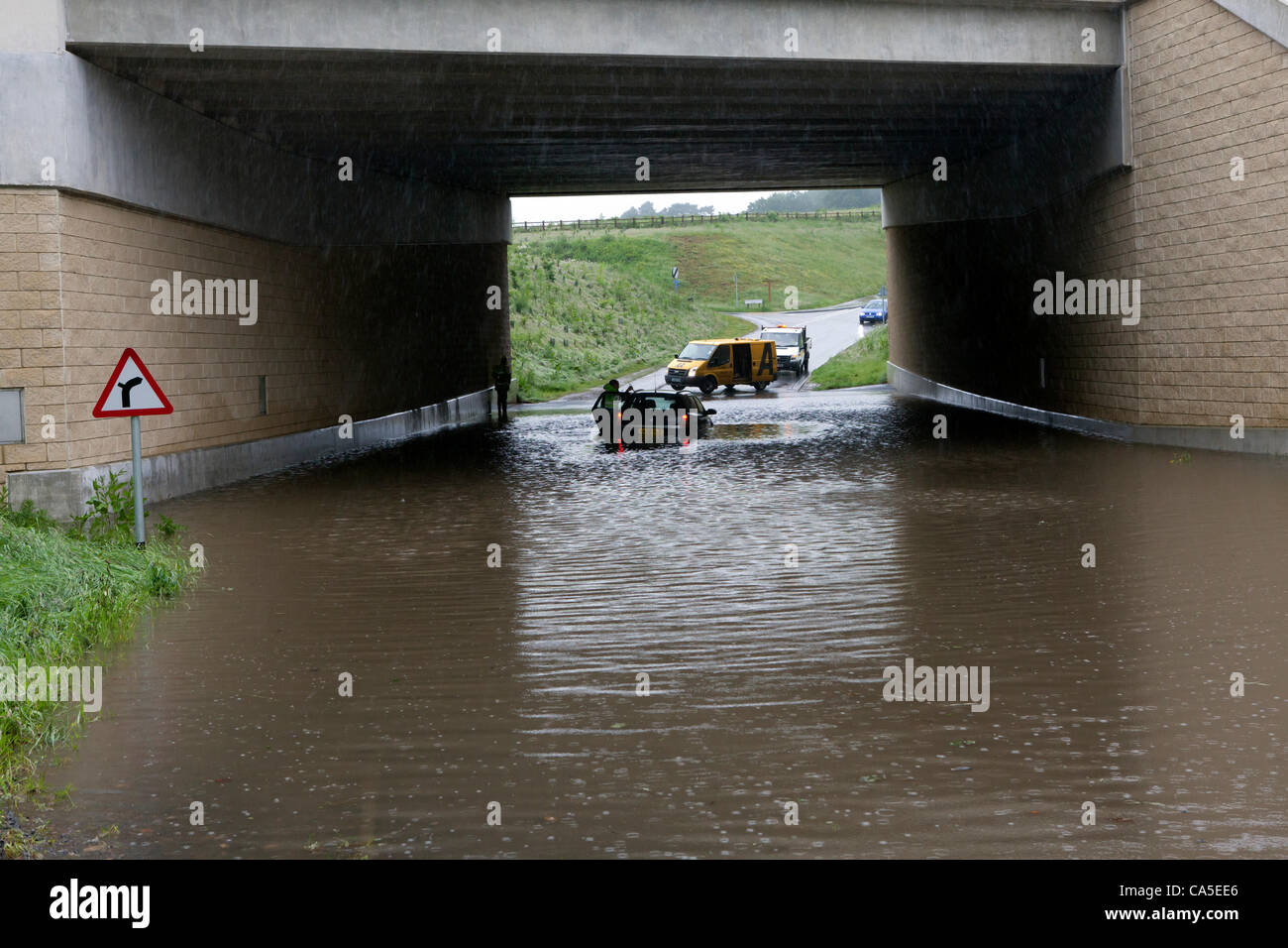 Flooding water rain underpass hi-res stock photography and images - Alamy