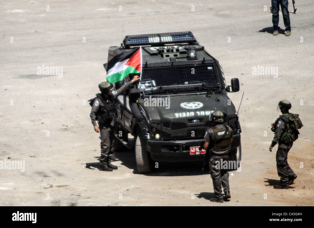 June 11, 2012 - Ramallah, West Bank, Palestinian Territory - Israeli ...
