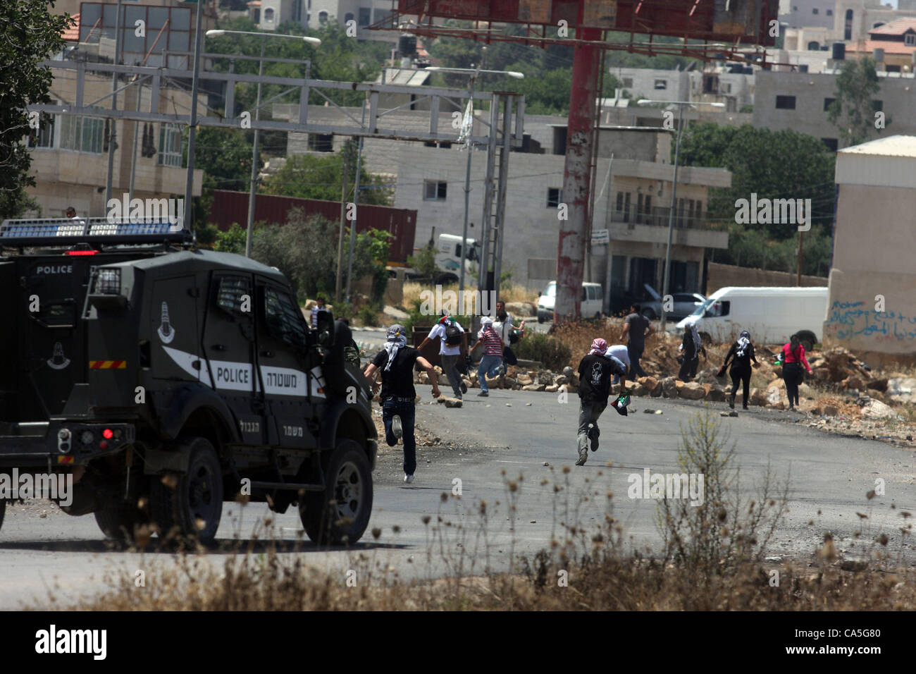 June 12, 2012 - Ramallah, West Bank, Palestinian Territory - Israeli ...