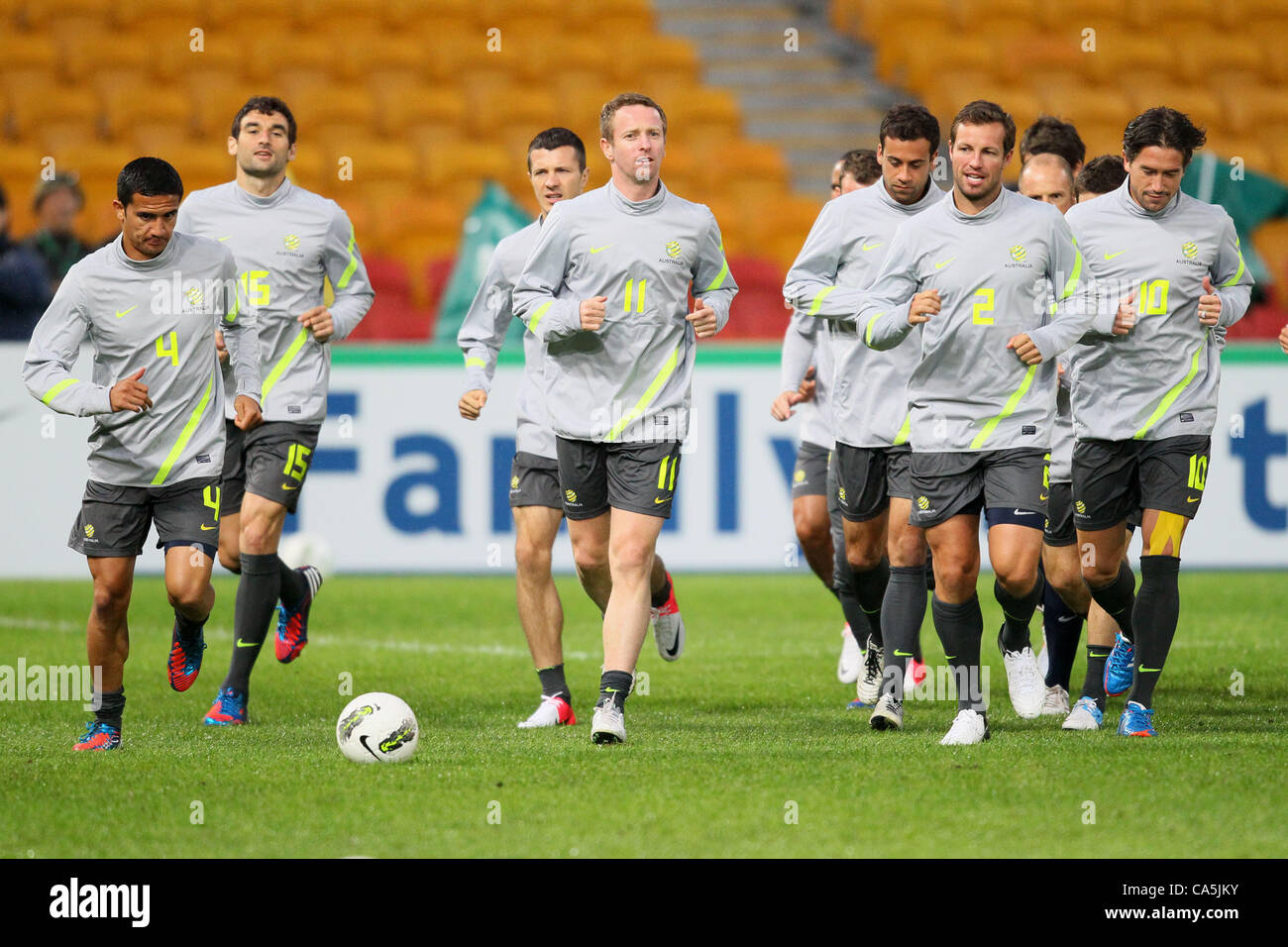 Australia National team (AUS), June 11, 2012 - Football / Soccer ...