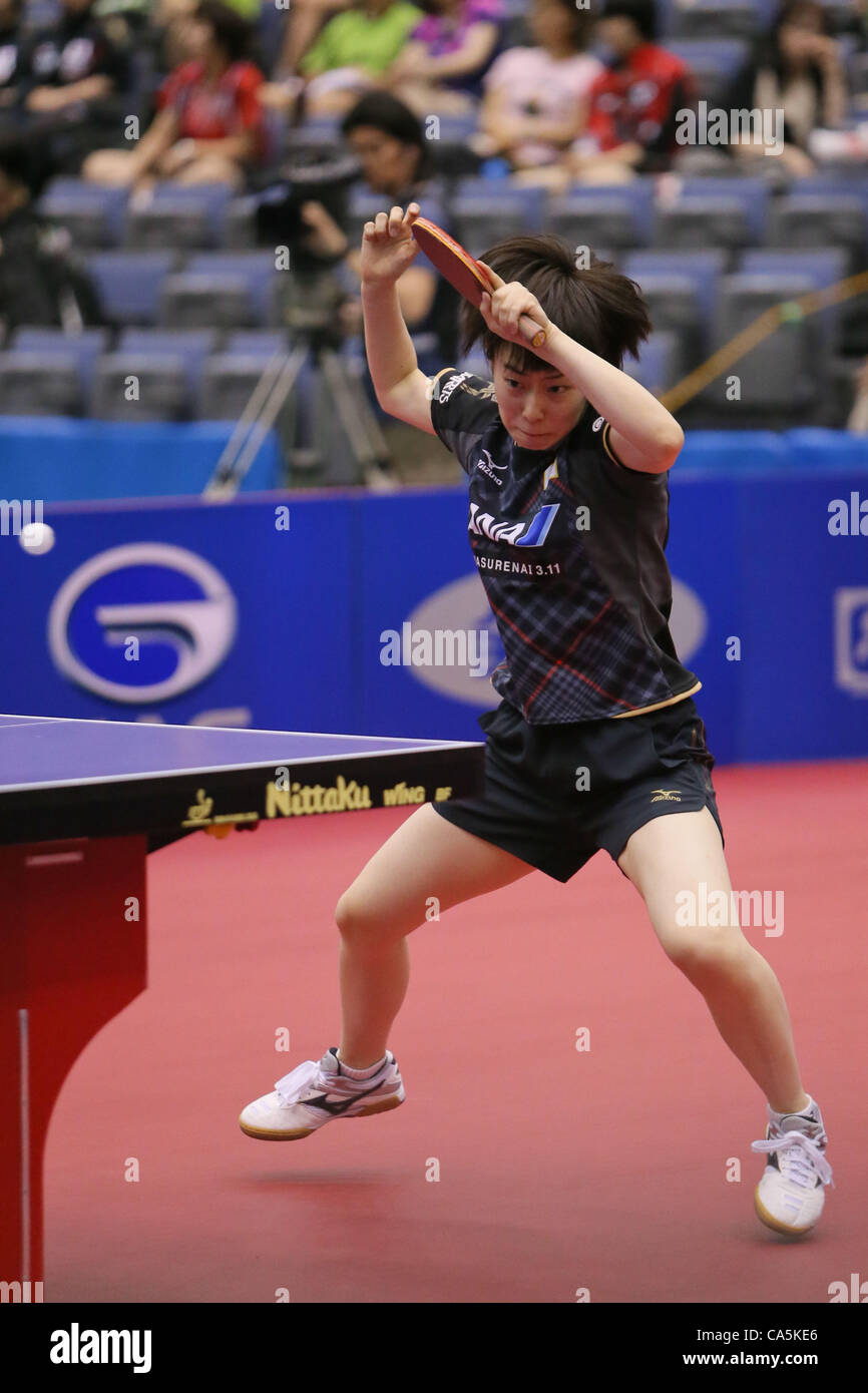 Japan sports table tennis ping pong japan open 2012 hi-res stock ...