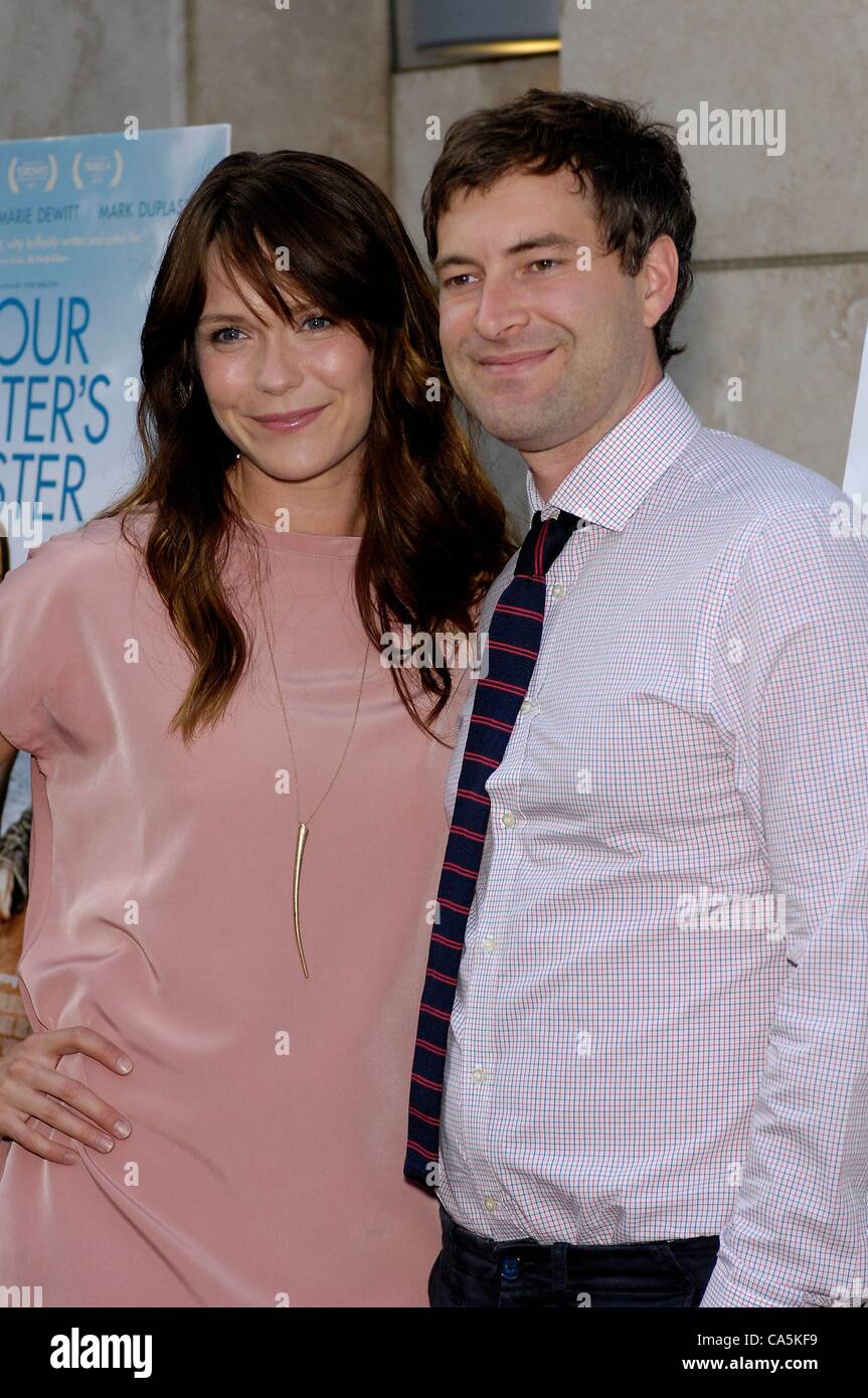 Katie Aselton, Mark Duplass at arrivals for YOUR SISTER'S SISTER ...