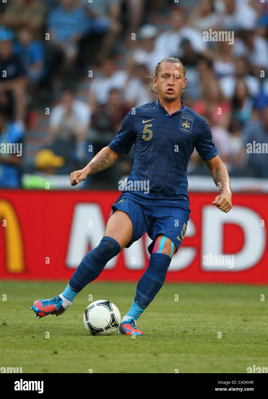 PHILIPPE MEXES FRANCE V ENGLAND EURO 2012 DONBASS ARENA DONETSK UKRAINE ...