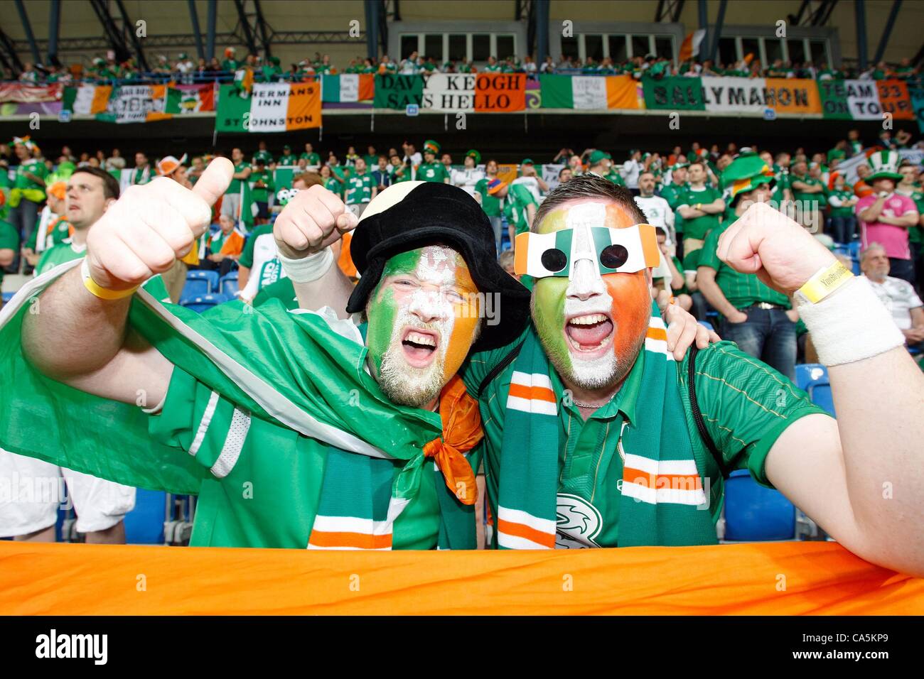 Irish fans hi-res stock photography and images - Alamy