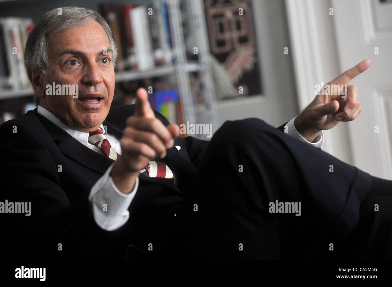 American judge Alan Burns interviewed by the Czech News Agency in ...