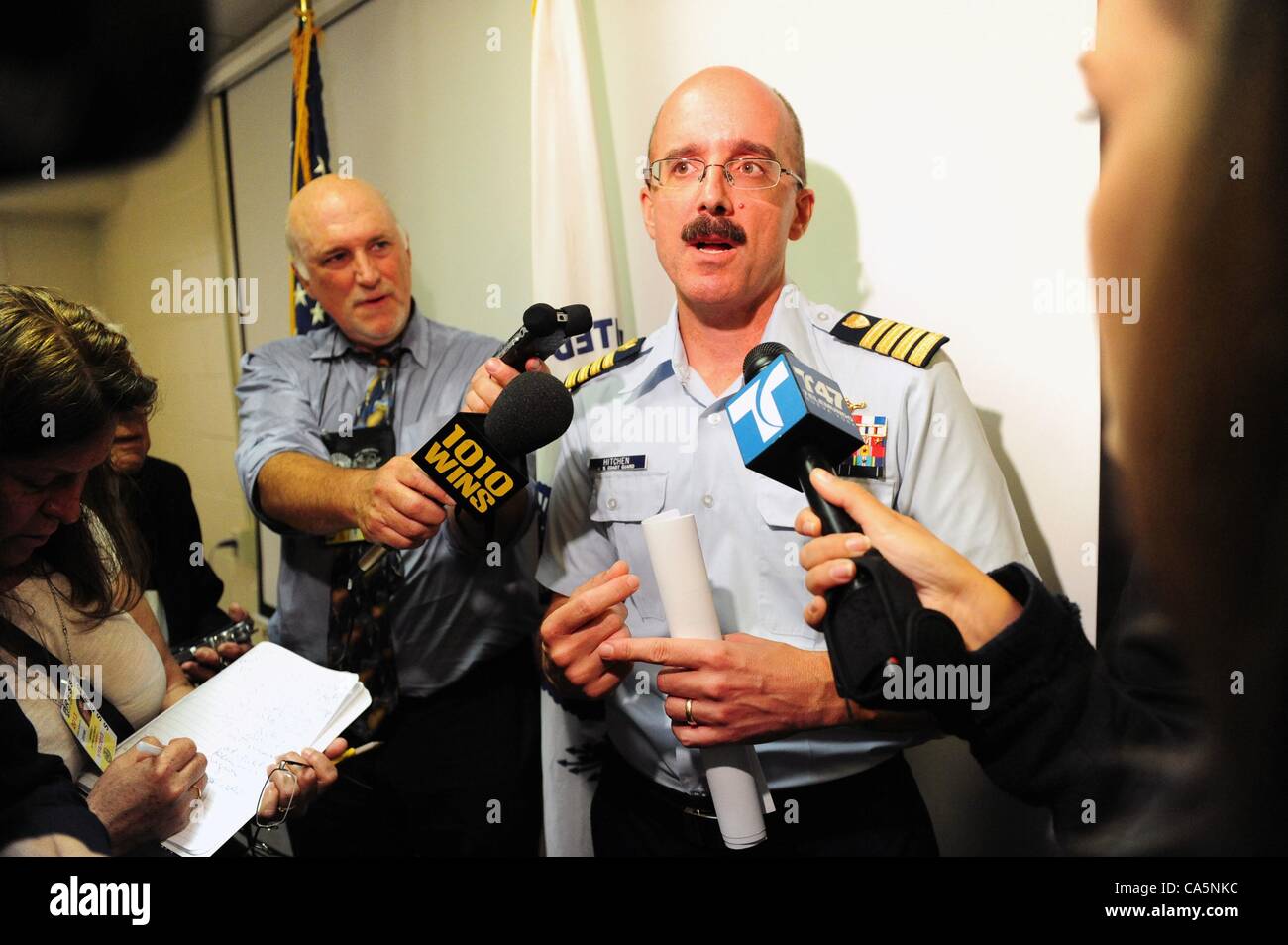 June 12, 2012 - Manhattan, New York, U.S. - Captain GREGORY HITCHEN ...