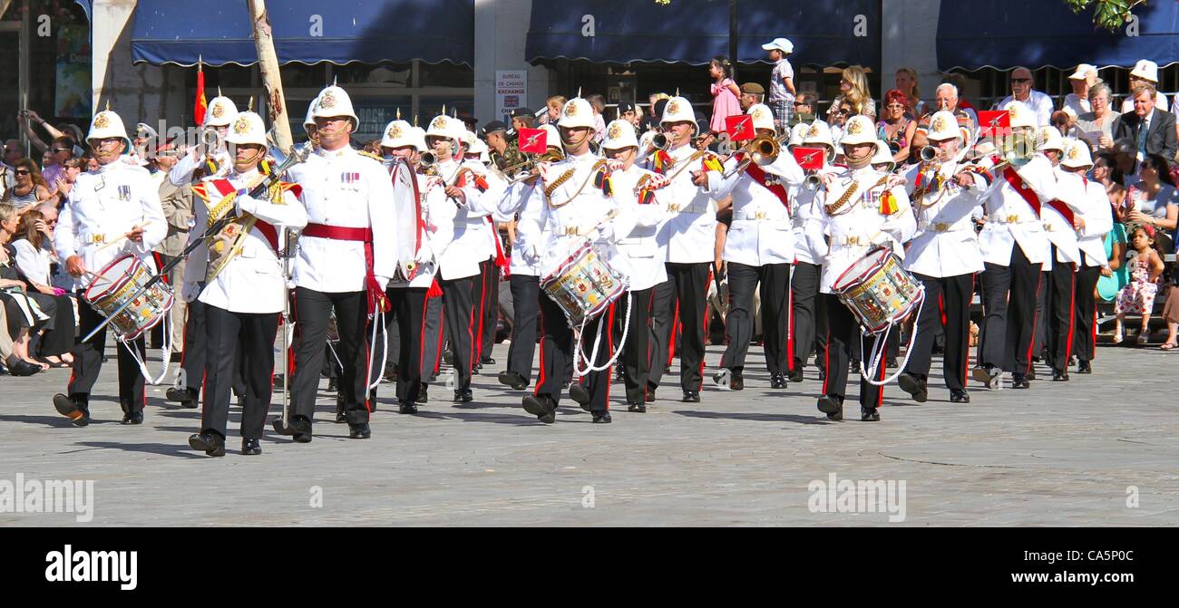 Gibraltar. 12 June, 2012. The Parade which took place in Gibraltar's ...