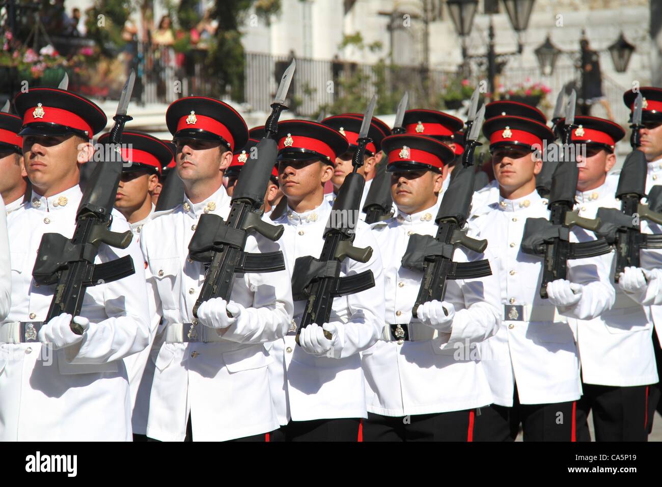 Gibraltar. 12 June, 2012. The Parade which took place in Gibraltar's ...