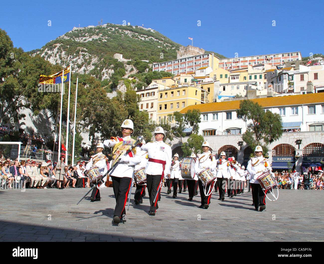 Gibraltar. 12 June, 2012. The Parade which took place in Gibraltar's ...