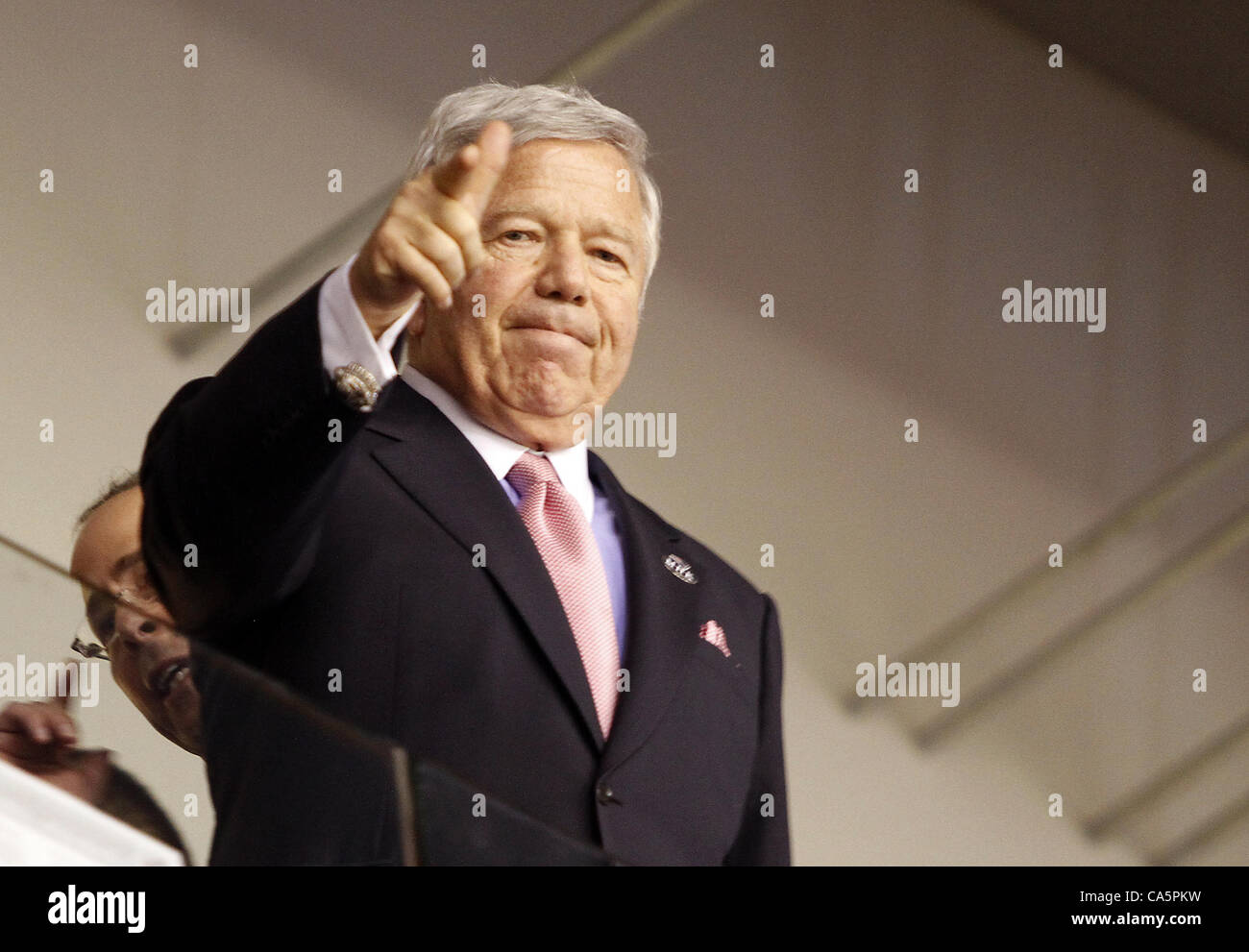 Feb. 5, 2012 - Indianapolis, IN, USA - The owner of the New England ...