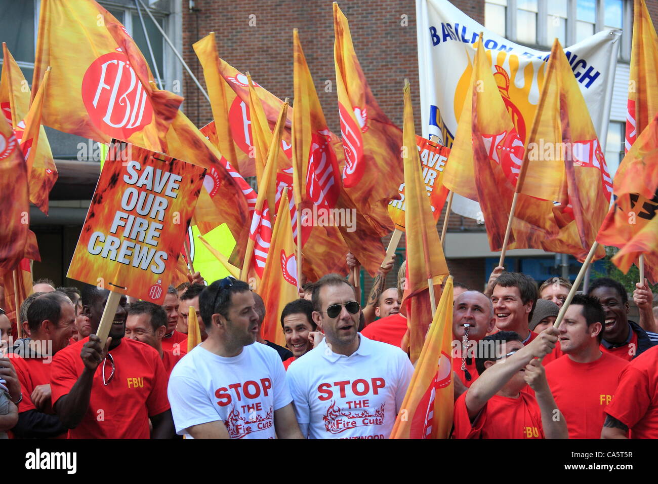 Fire brigades union hi-res stock photography and images - Alamy