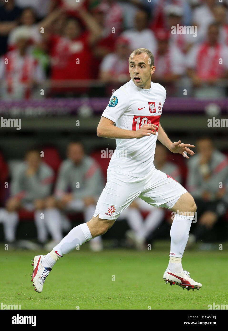 ADRIAN MIERZEJEWSKI POLAND NATIONAL STADIUM WARSAW POLAND 12 June 2012 ...