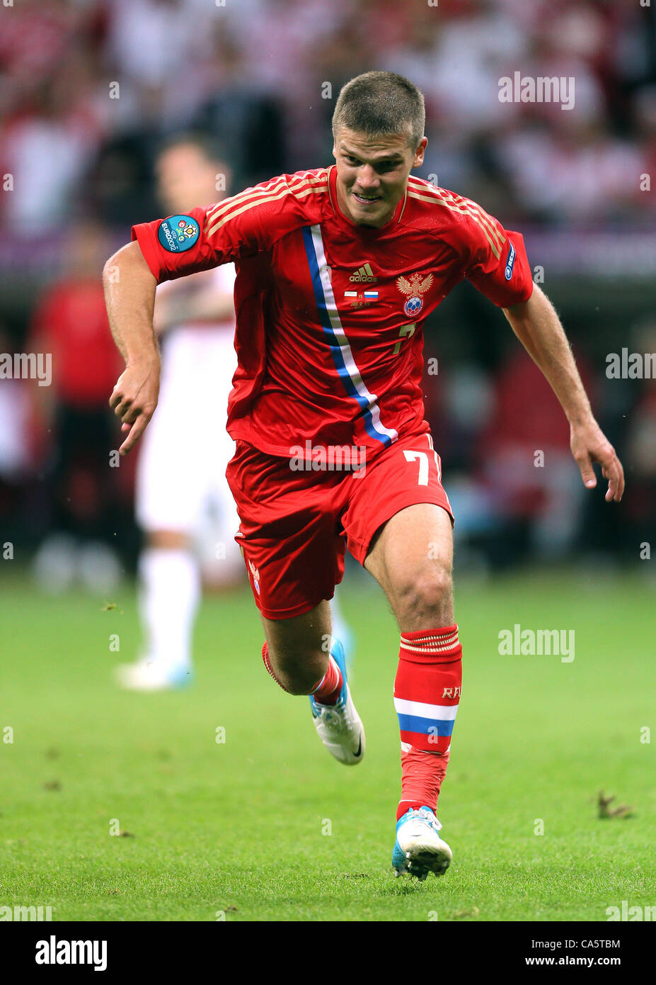 IGOR DENISOV RUSSIA NATIONAL STADIUM WARSAW POLAND 12 June 2012 Stock ...