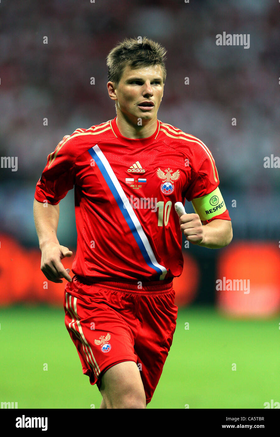 ANDREY ARSHAVIN RUSSIA NATIONAL STADIUM WARSAW POLAND 12 June 2012 ...