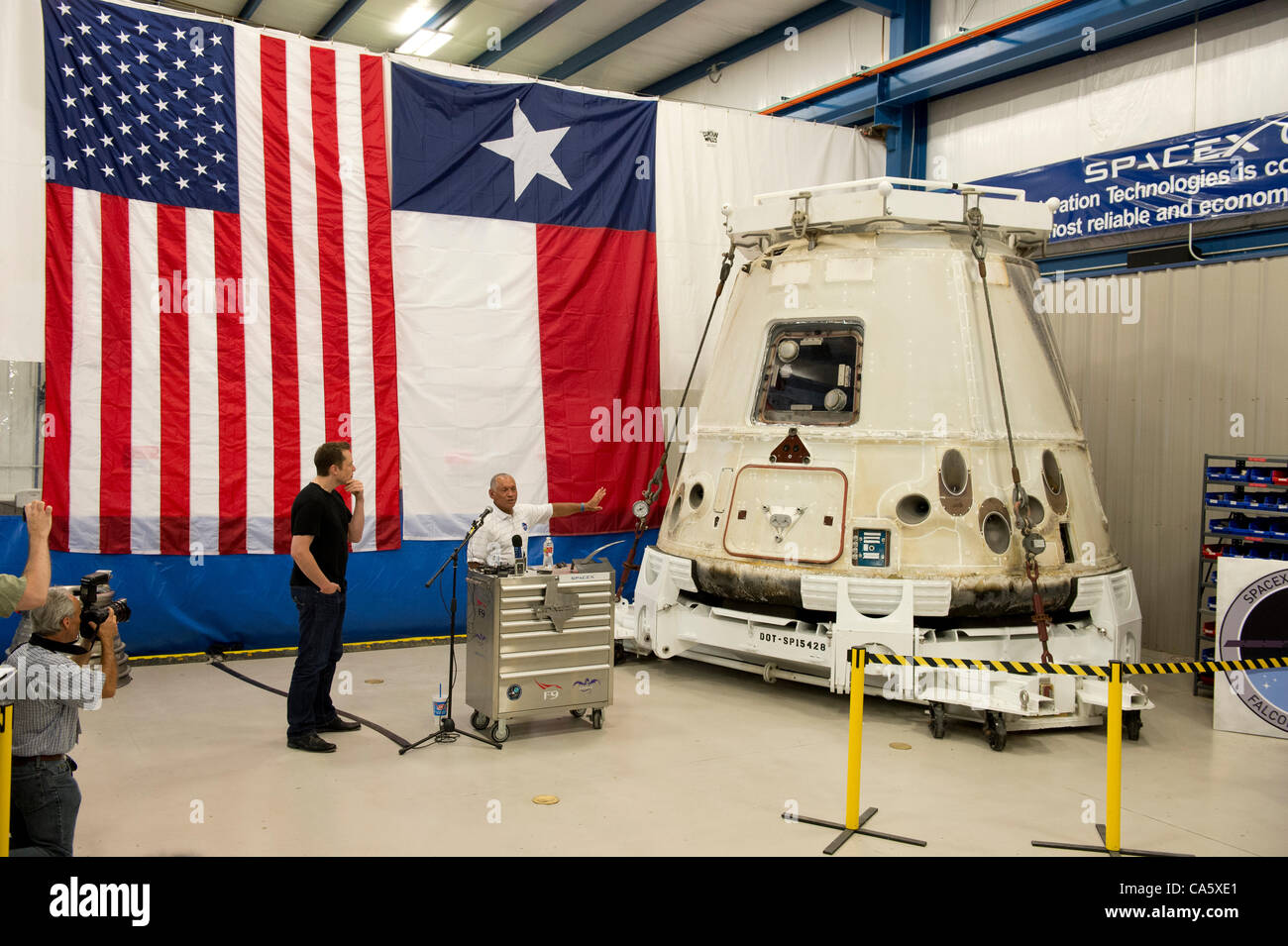 McGregor, Texas where a rocket test stand juts skyward that will be ...