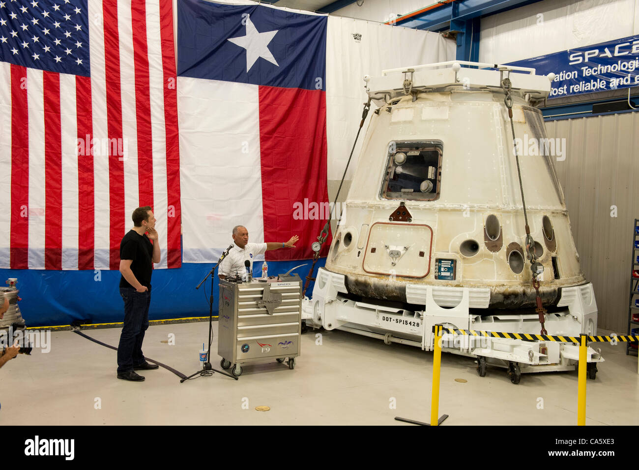 McGregor, Texas where a rocket test stand juts skyward that will be ...