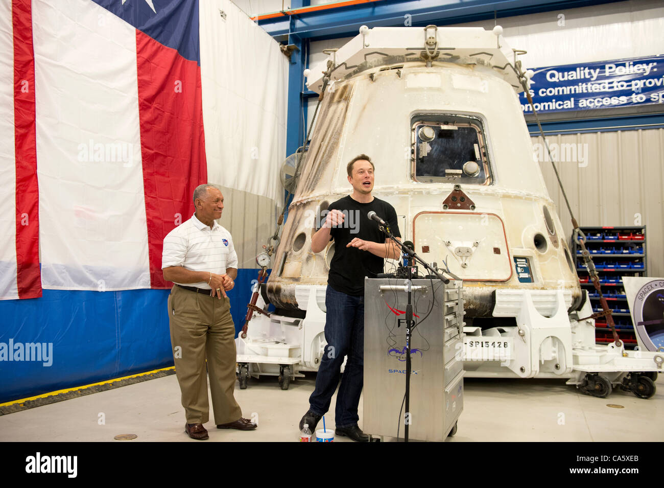 McGregor, Texas where a rocket test stand juts skyward that will be ...