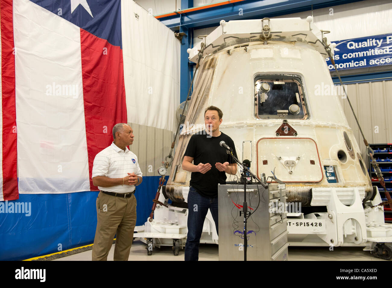 McGregor, Texas where a rocket test stand juts skyward that will be ...
