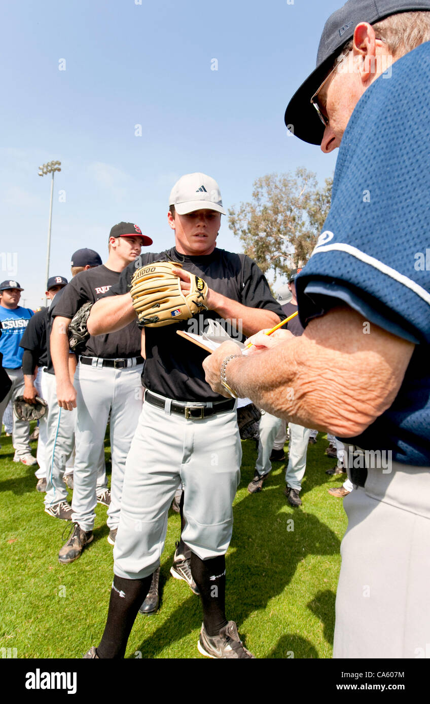 June 12, 2012 -Compton, CA, USA - Baseball players of varying abilities ...
