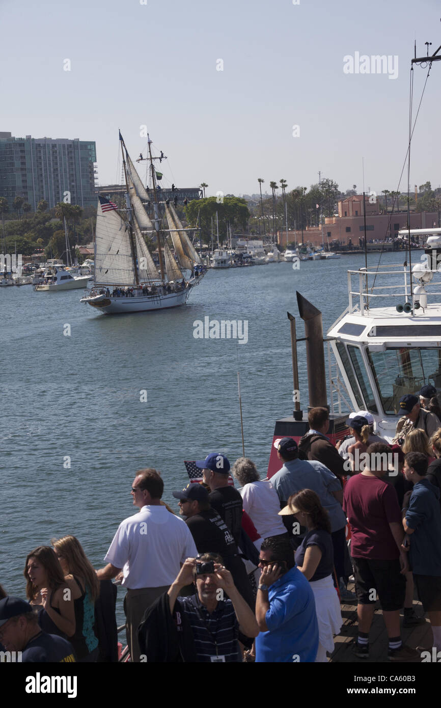 The tall ship Irving Johnson seen from the final voyage of the ...