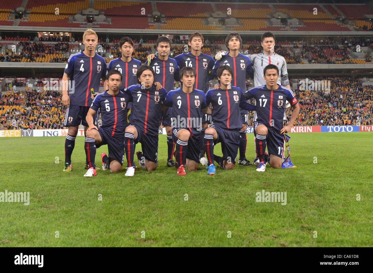 Japan team group line-up (JPN), JUNE 12, 2012 - Football / Soccer ...