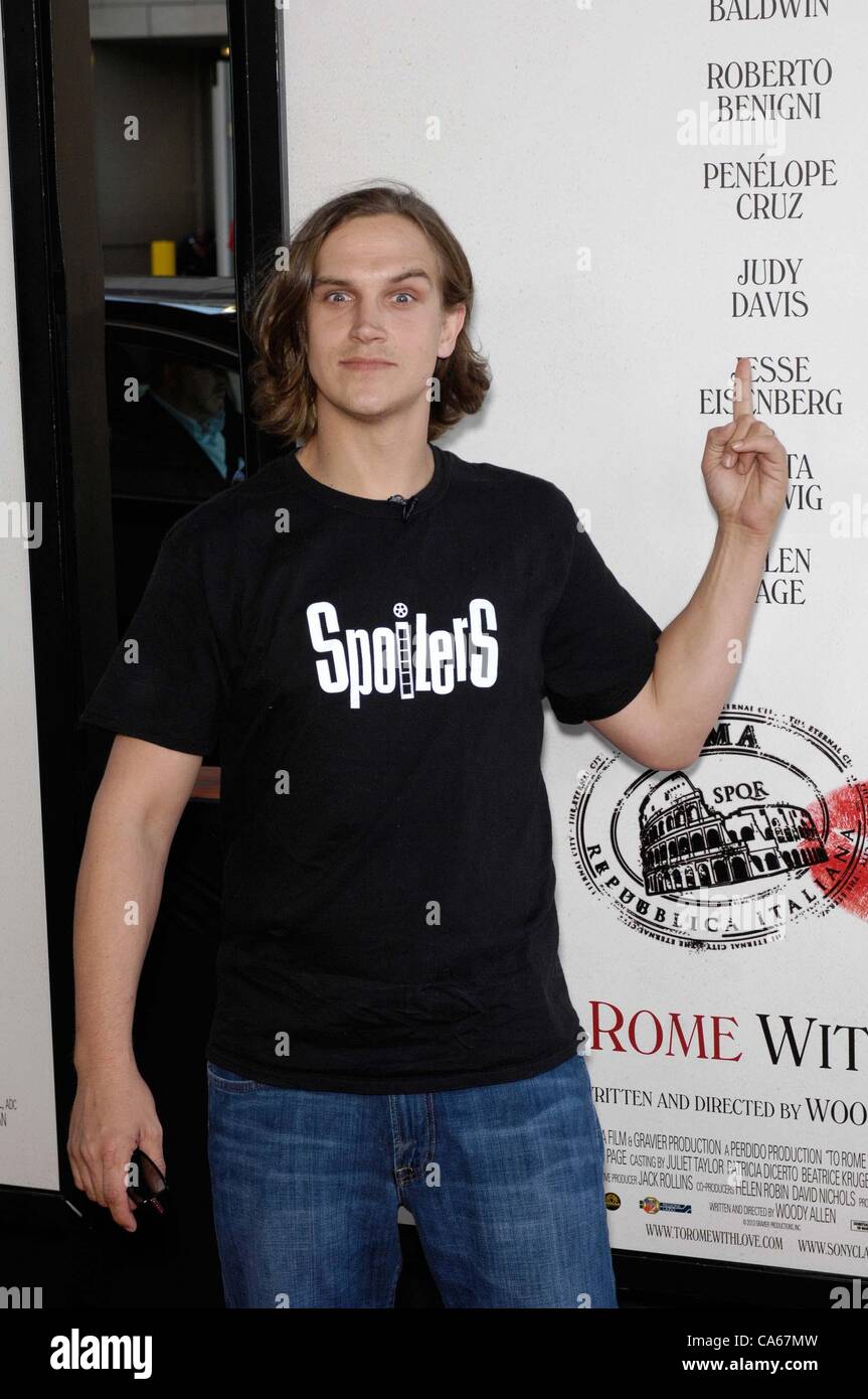 June 15, 2012 - Hollywood, California, U.S. - Jason Mewes during the ...