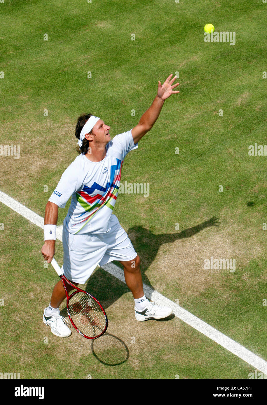 15.06.12 Queens Club, London, ENGLAND: David Nalbandian ARG David ...