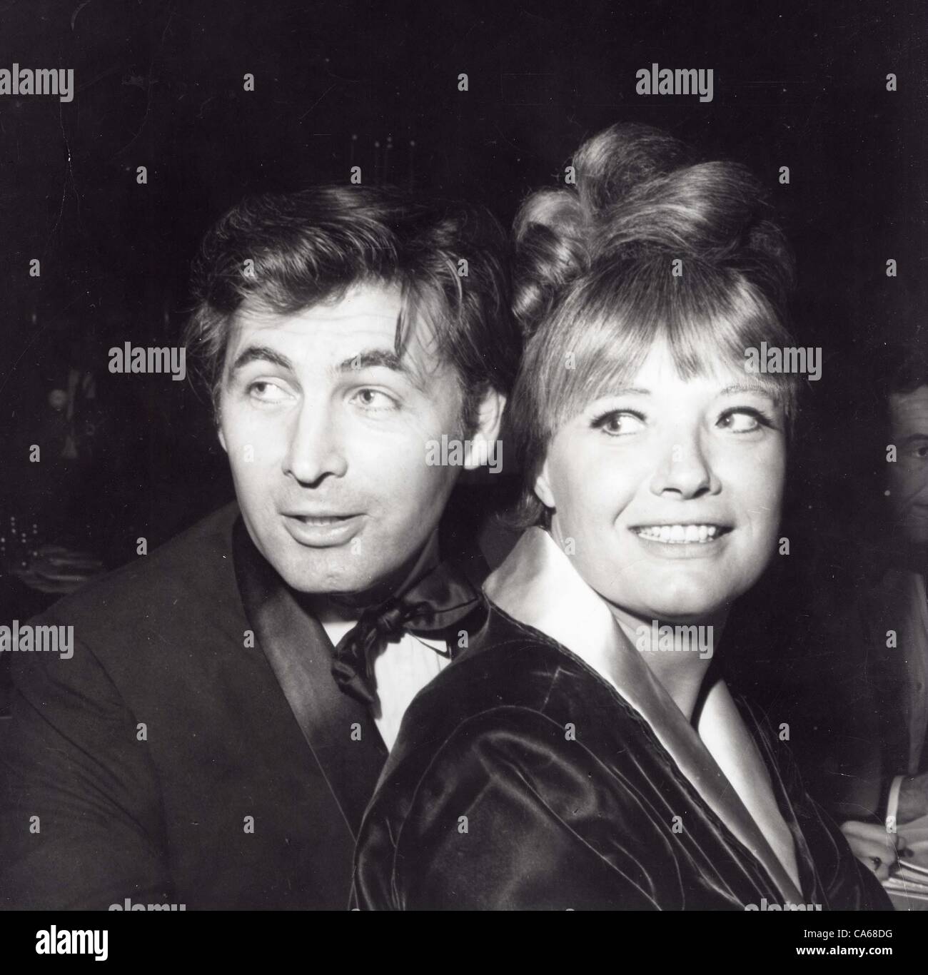 FESS PARKER Marcella Rinehart at the annual dinner of the screen ...