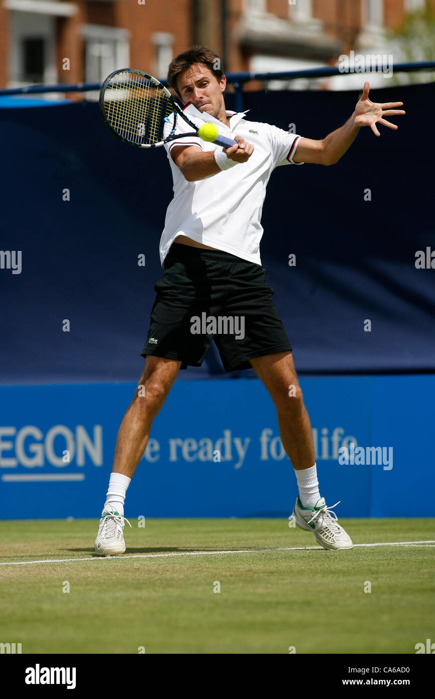 15.06.12 Queens Club, London, ENGLAND David Nalbandian(ARG) vs Edouard ...