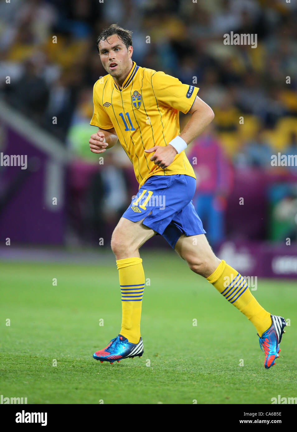 JOHAN ELMANDER SWEDEN EURO 2012 OLYMPIC STADIUM KHARKIV UKRAINE UKRAINE ...