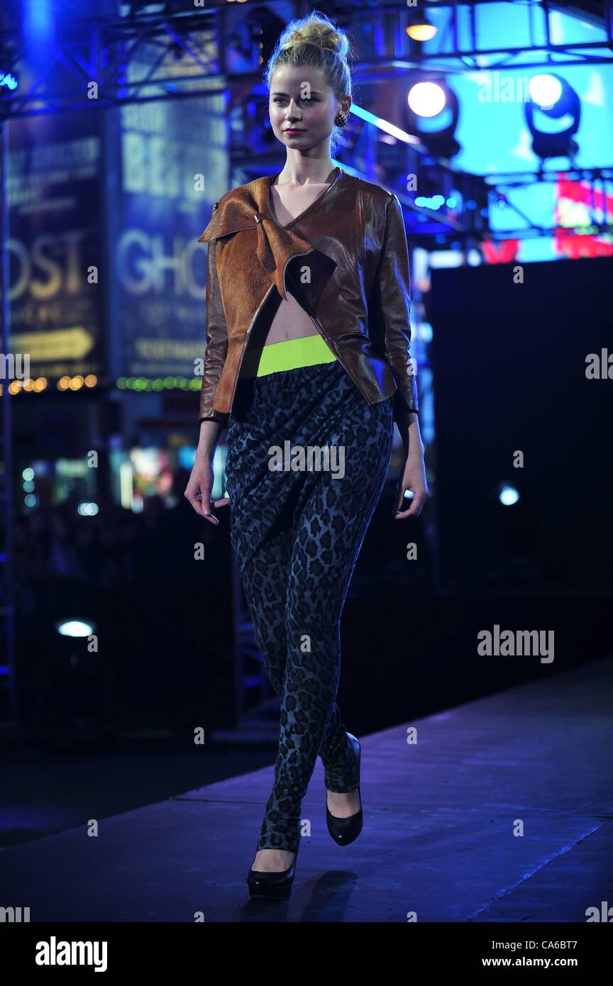 A Model in attendance for PROJECT RUNWAY 10th Anniversary Runway Show ...