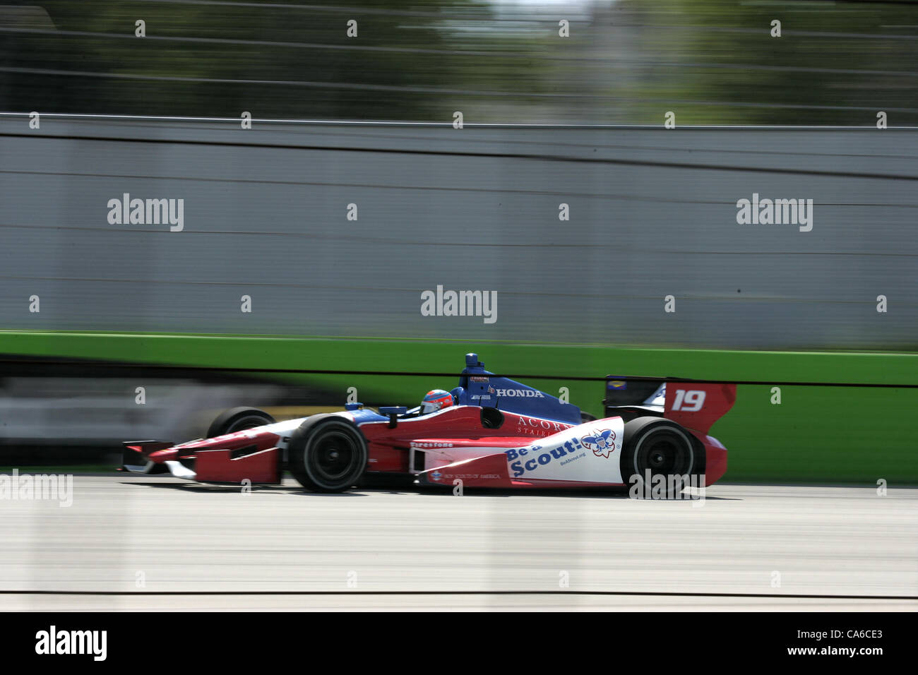 June 15, 2012 - Milwaukee, Wisconsin, U.S - IZOD Indycar Series ...