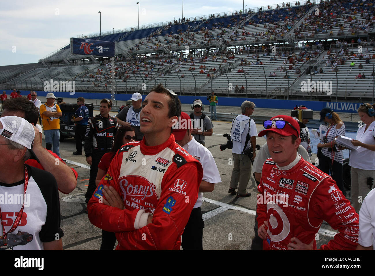 June 15, 2012 - Milwaukee, Wisconsin, U.S - IZOD Indycar Series ...