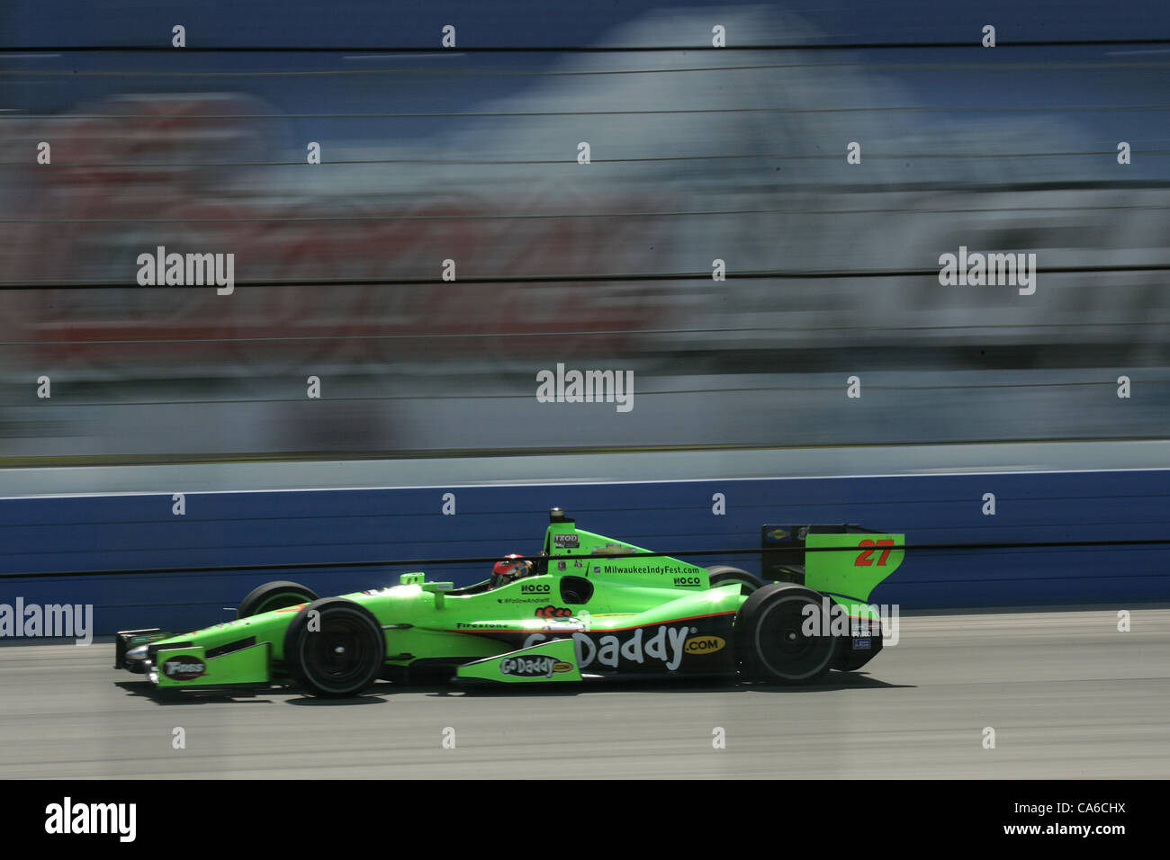 June 15, 2012 - Milwaukee, Wisconsin, U.S - IZOD Indycar Series ...
