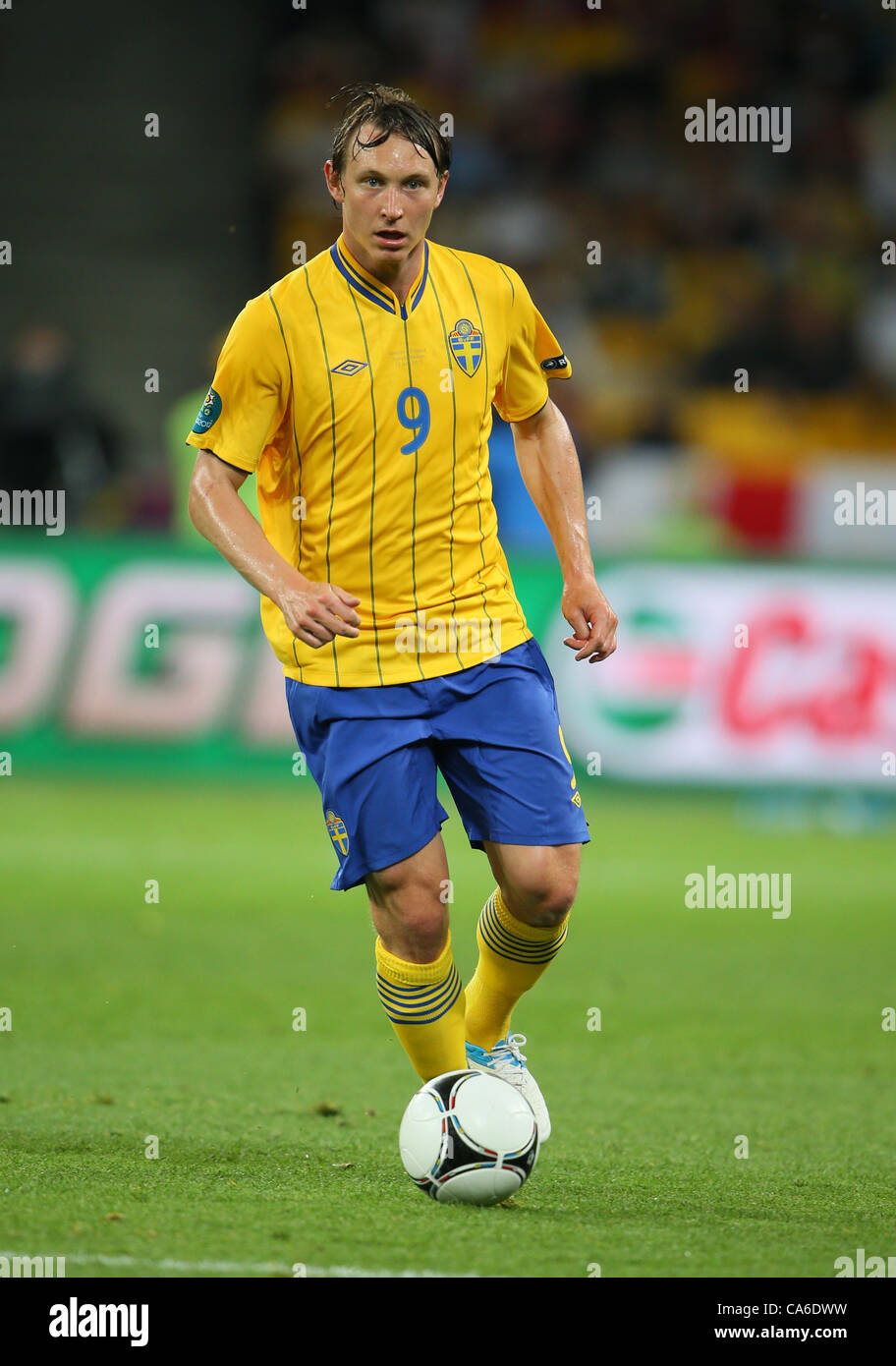 KIM KALLSTROM SWEDEN EURO 2012 OLYMPIC STADIUM KHARKIV UKRAINE UKRAINE ...