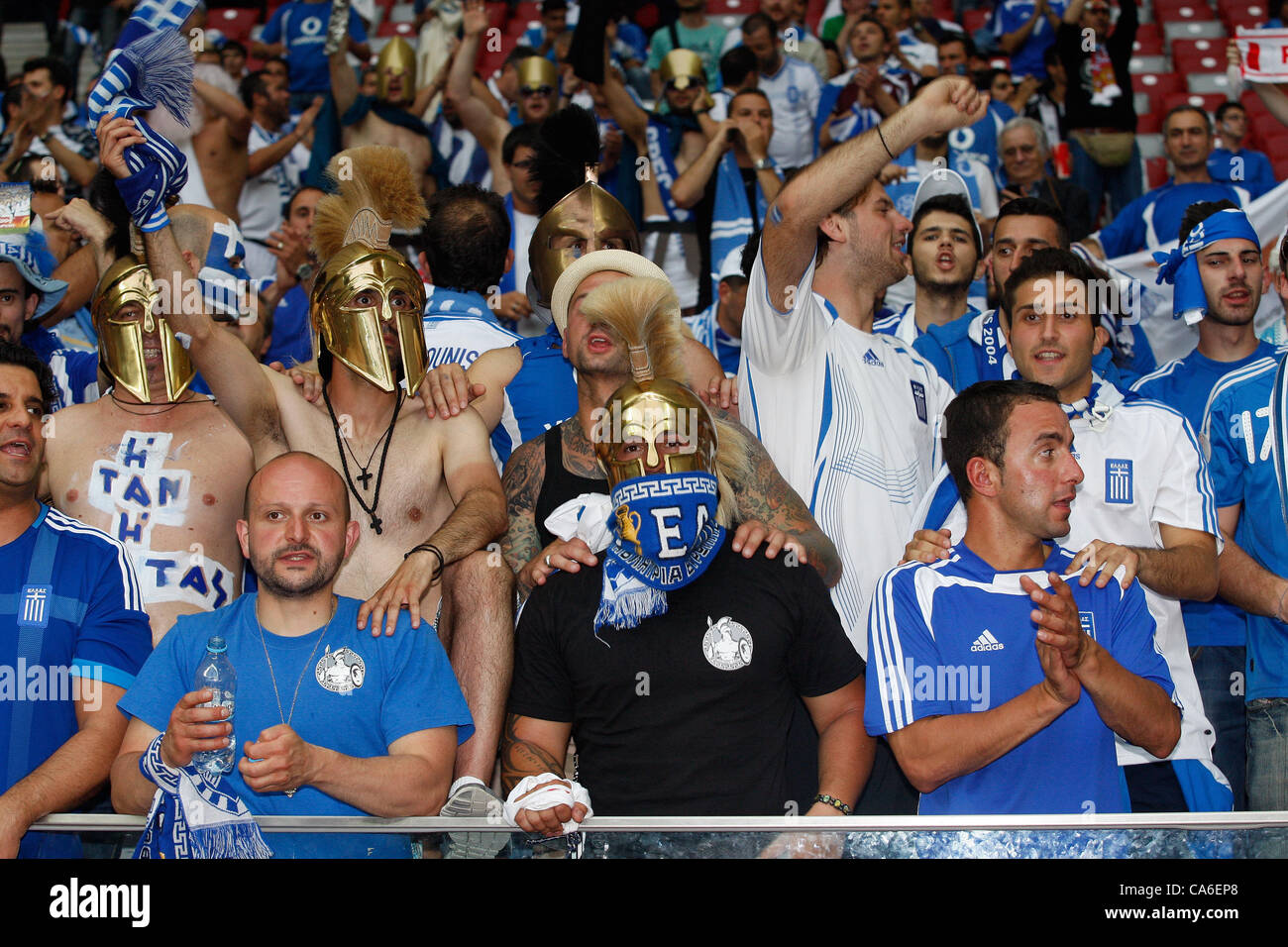 Greek football fans hi-res stock photography and images - Alamy