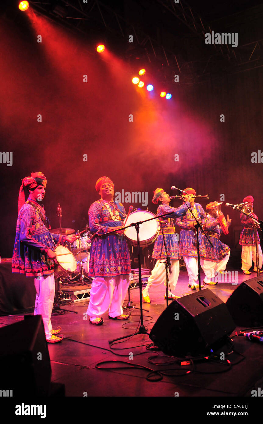 Indian Summer: Driven indoors from the normal open air venue by strong ...