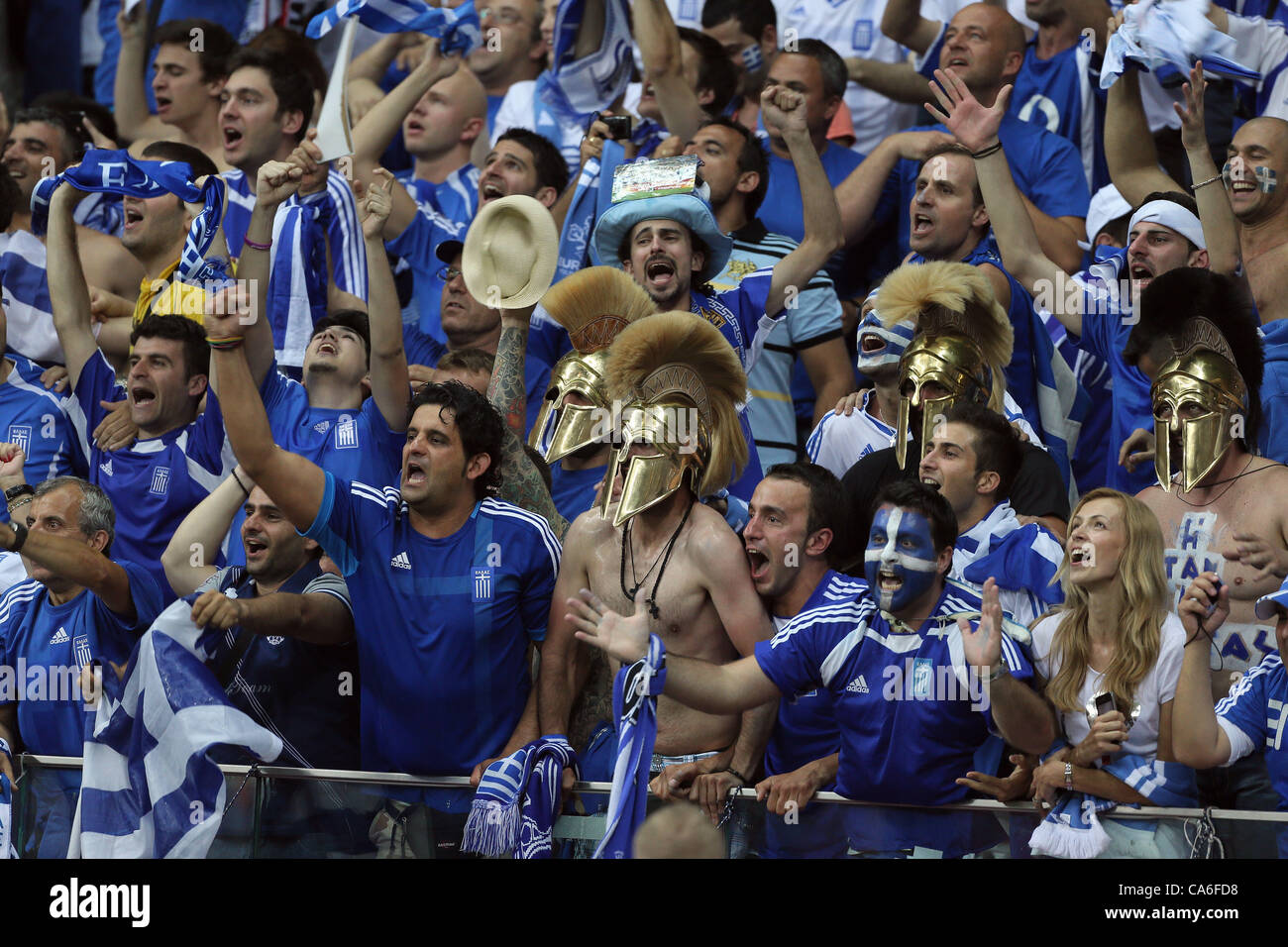 Greek football fans hi-res stock photography and images - Alamy