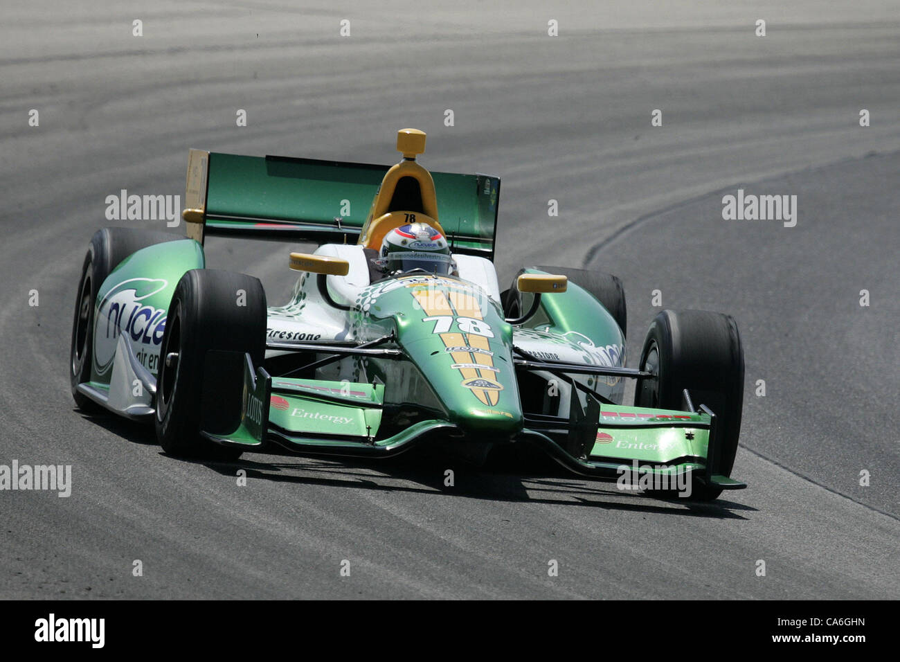 June 16, 2012 - Milwaukee, Wisconsin, U.S - IZOD Indycar Series ...