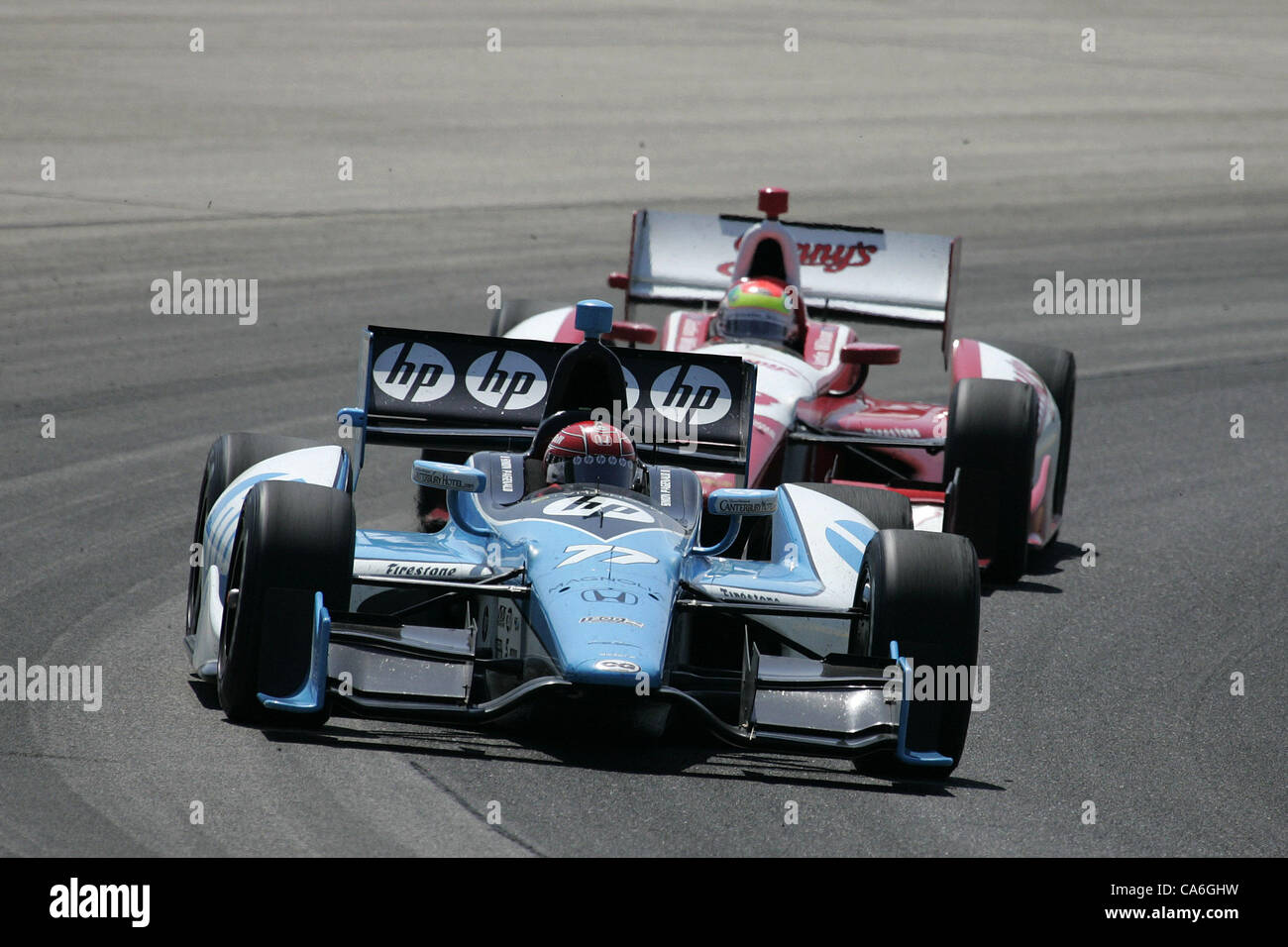 June 16, 2012 - Milwaukee, Wisconsin, U.S - IZOD Indycar Series ...
