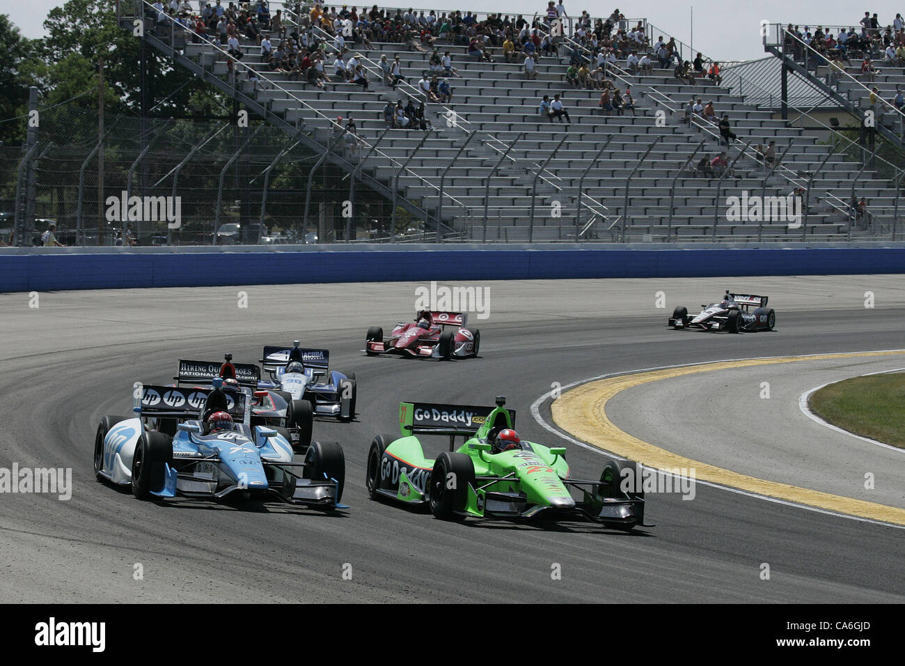 June 16, 2012 - Milwaukee, Wisconsin, U.S - IZOD Indycar Series ...