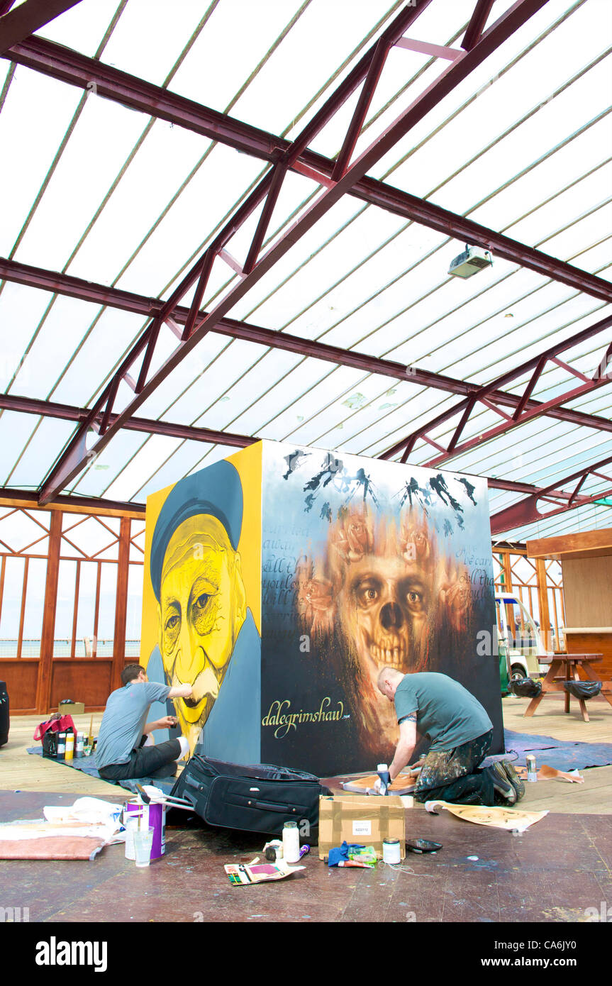 Second annual Sand Sea and Spray urban arts festival held in Blackpool ...