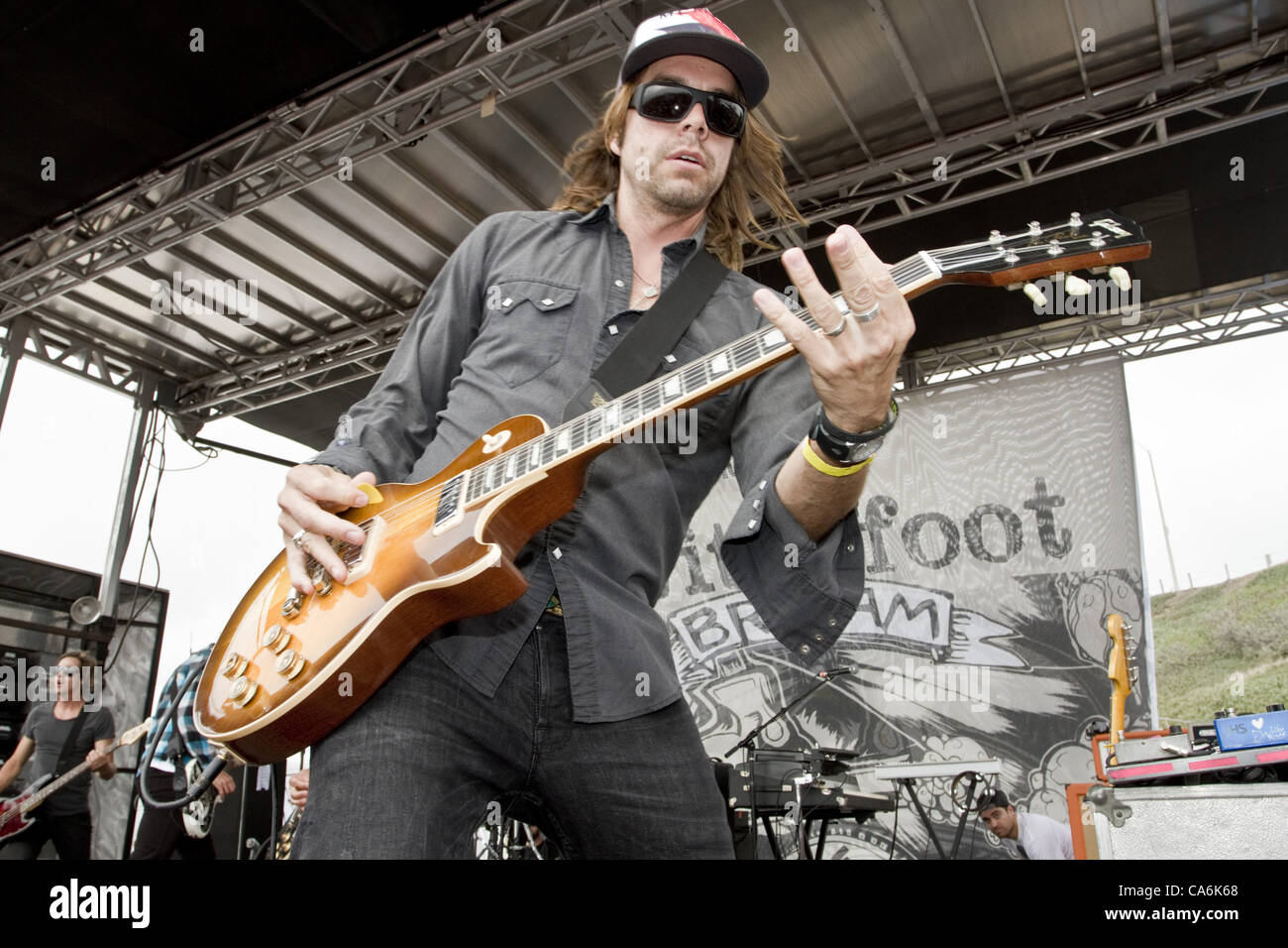 June 16, 2012 - Encinitas, CA, US - Guitarist DREW SHIRLEY performs at ...