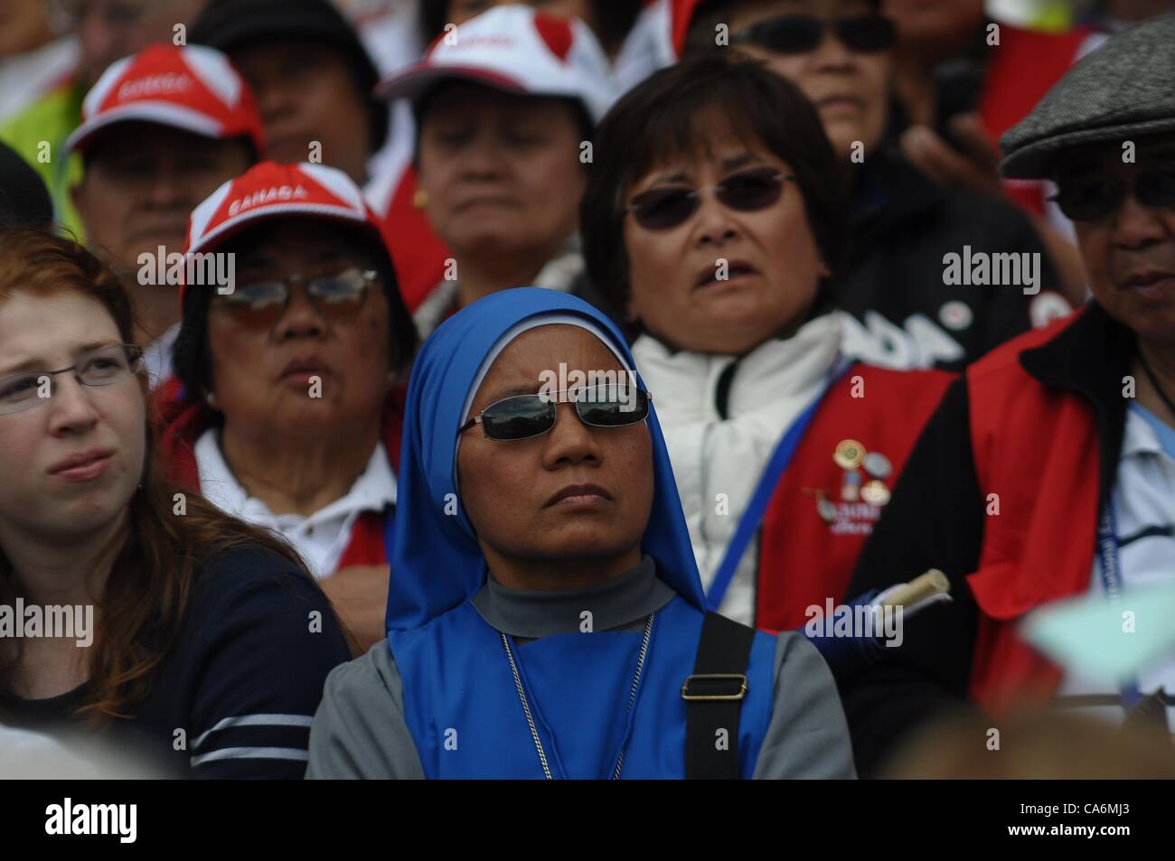 Pilgrims from Canada at The Closing ceremony, Statio Orbis, of the 50th ...