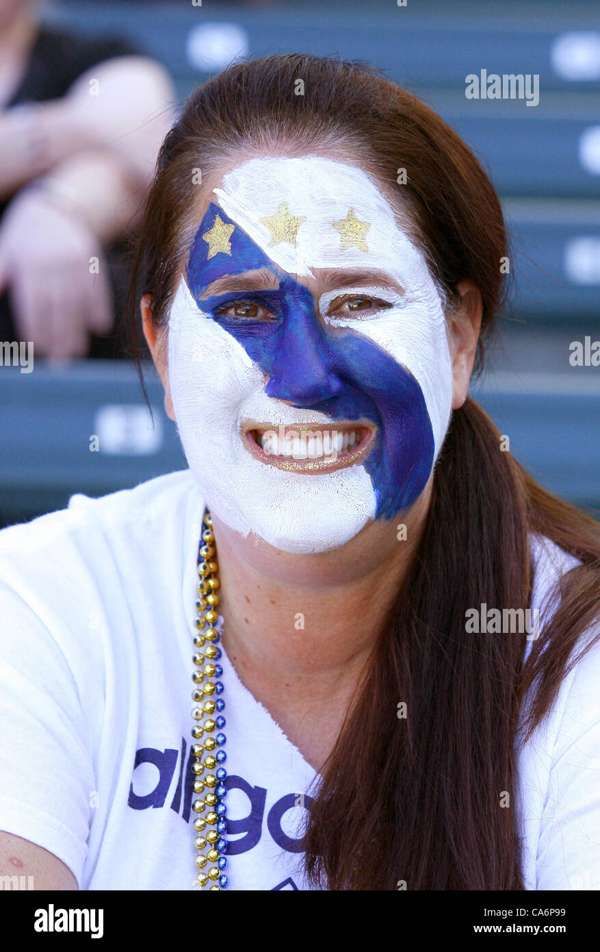 LA GALAXY FAN LA GALAXY FOOTBALL FAN CARSON LOS ANGELES CALIFORNIA USA ...
