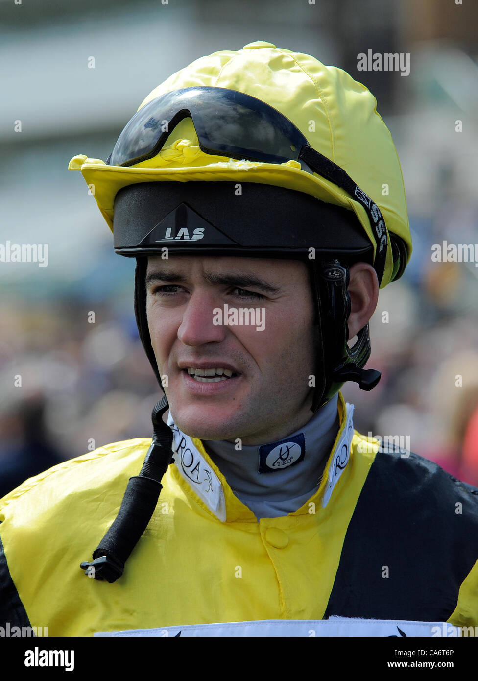 DAVID NOLAN JOCKEY DONCASTER RACECOURSE DONCASTER ENGLAND 09 June 2012 ...